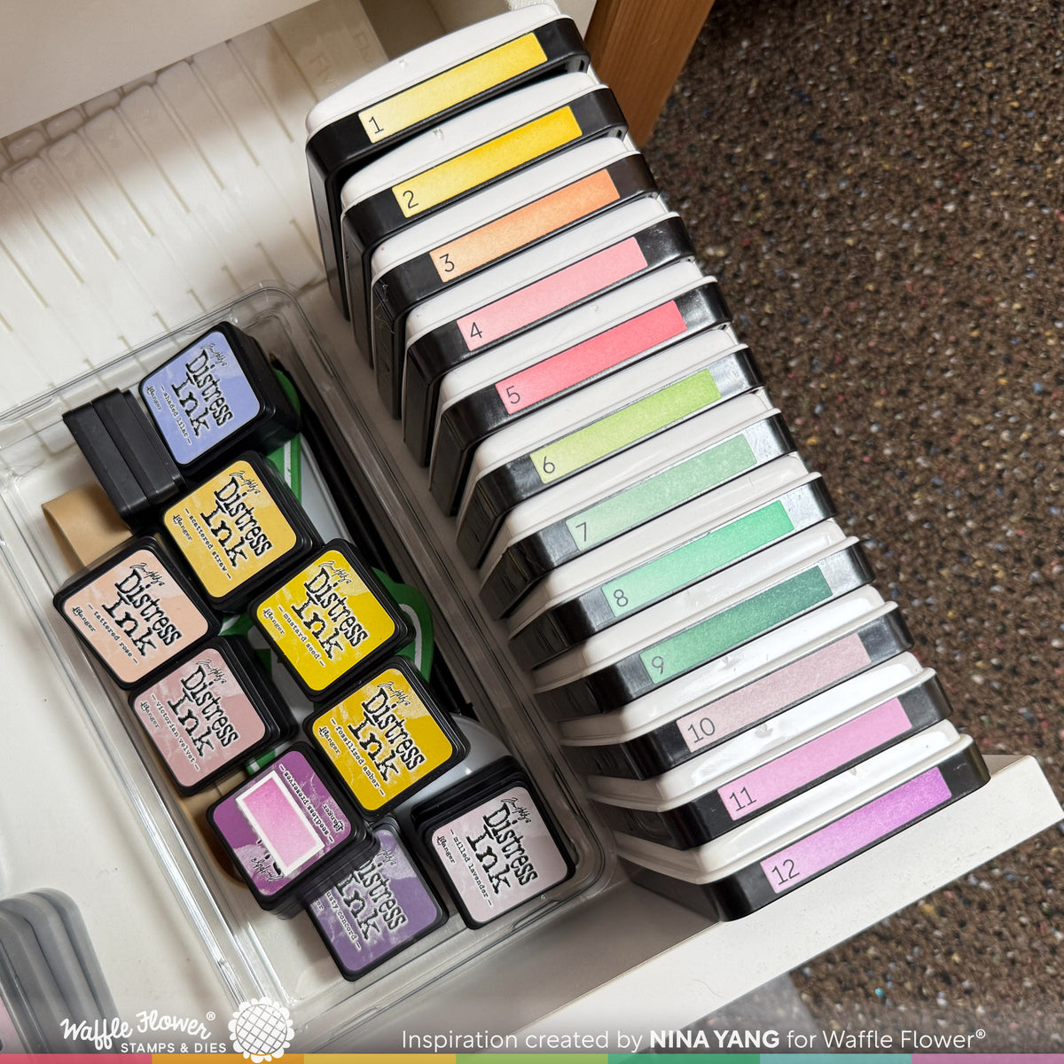 Ink Swatch Slim Label Stencil – WaffleFlower.com