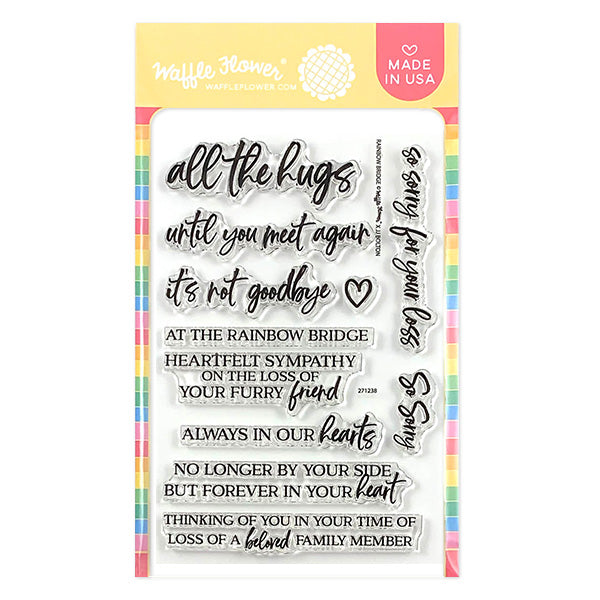 Rainbow Bridge Stamp Set – WaffleFlower.com