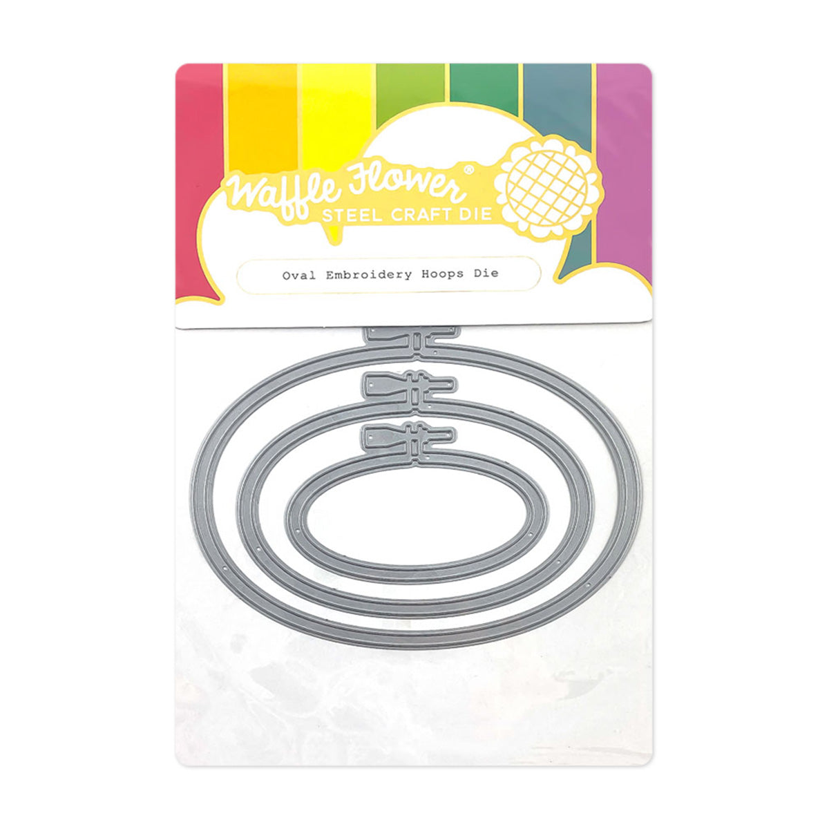 Oval Embroidery Hoops Die – WaffleFlower.com