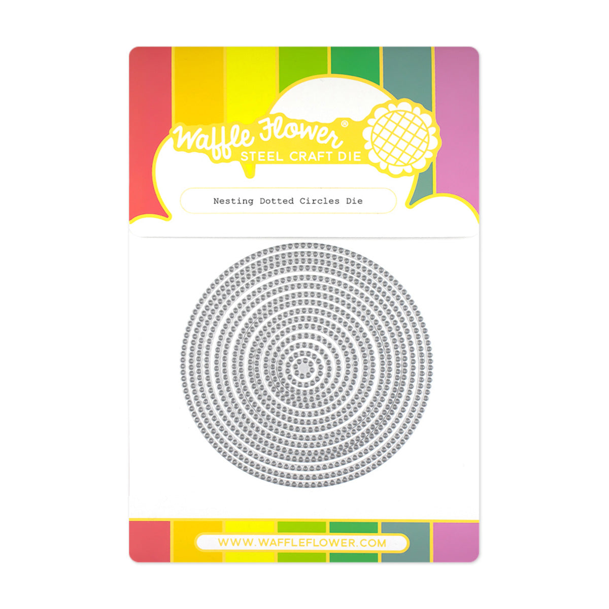 (Pre-Order) Nesting Dotted Circles Die – WaffleFlower.com