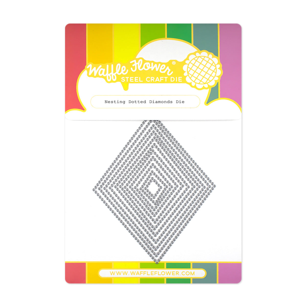 Nesting Dotted Diamonds Die – WaffleFlower.com