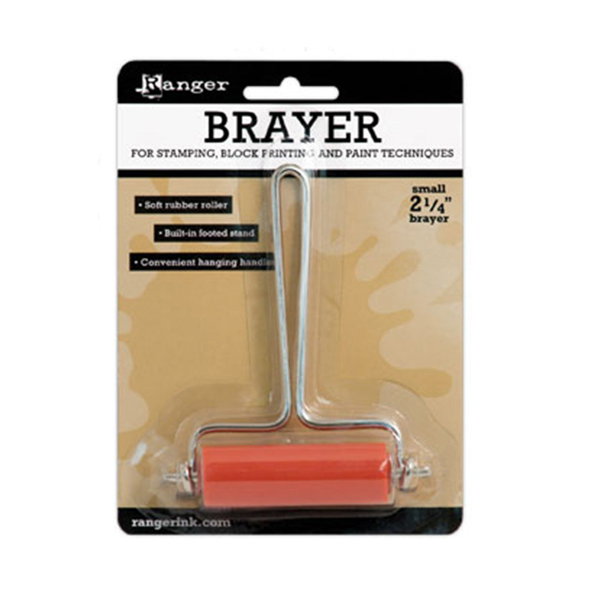 Small Brayer with Handle – WaffleFlower.com