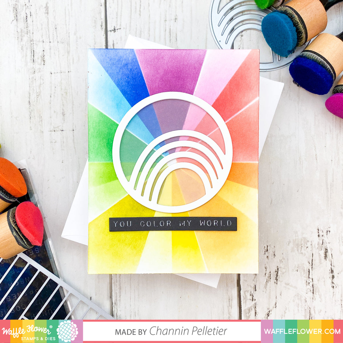 Rotating Rays Stencil – WaffleFlower.com