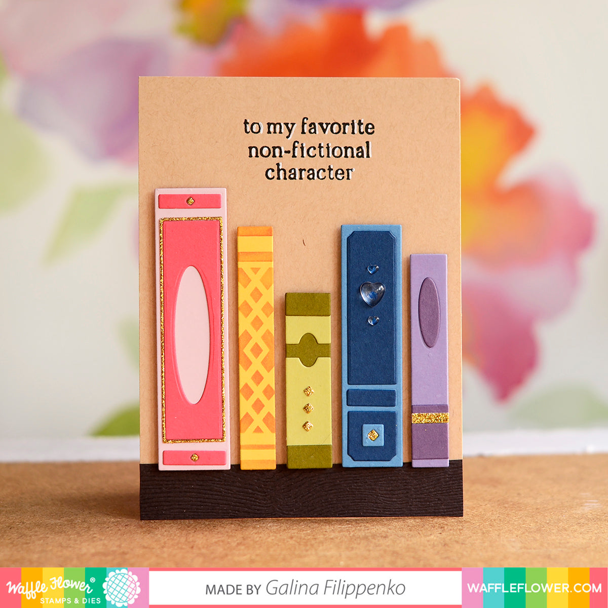 Classic Books Layering Stencil – WaffleFlower.com