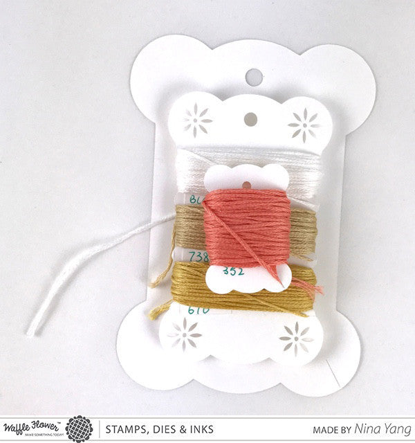 Floss Bobbins Die – WaffleFlower.com