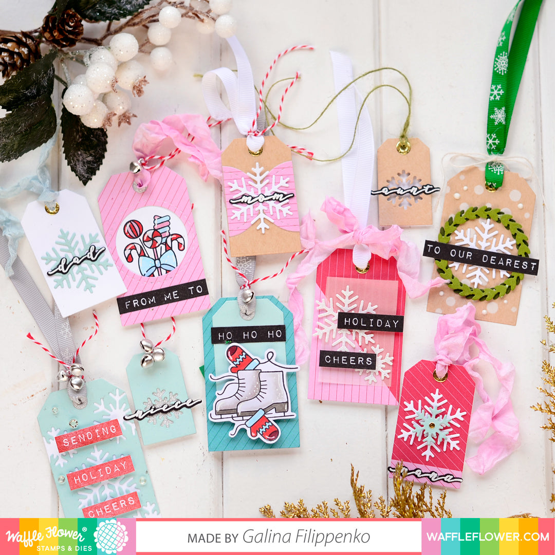 Nesting Tags Die – WaffleFlower.com