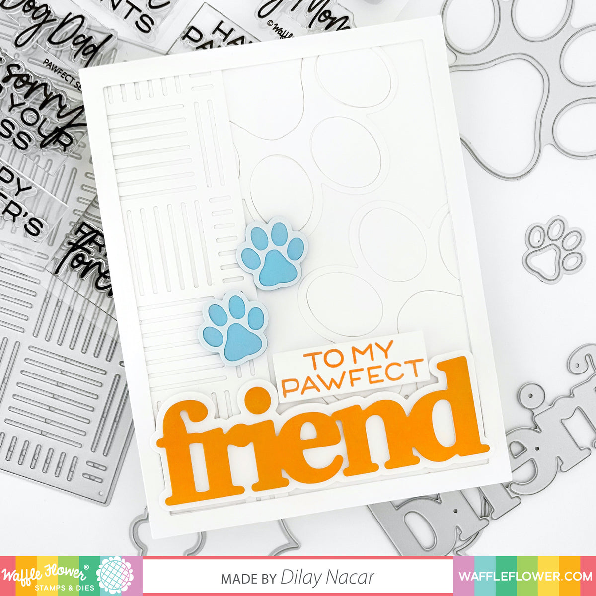 Pawfect Sentiments Stamp Set – WaffleFlower.com