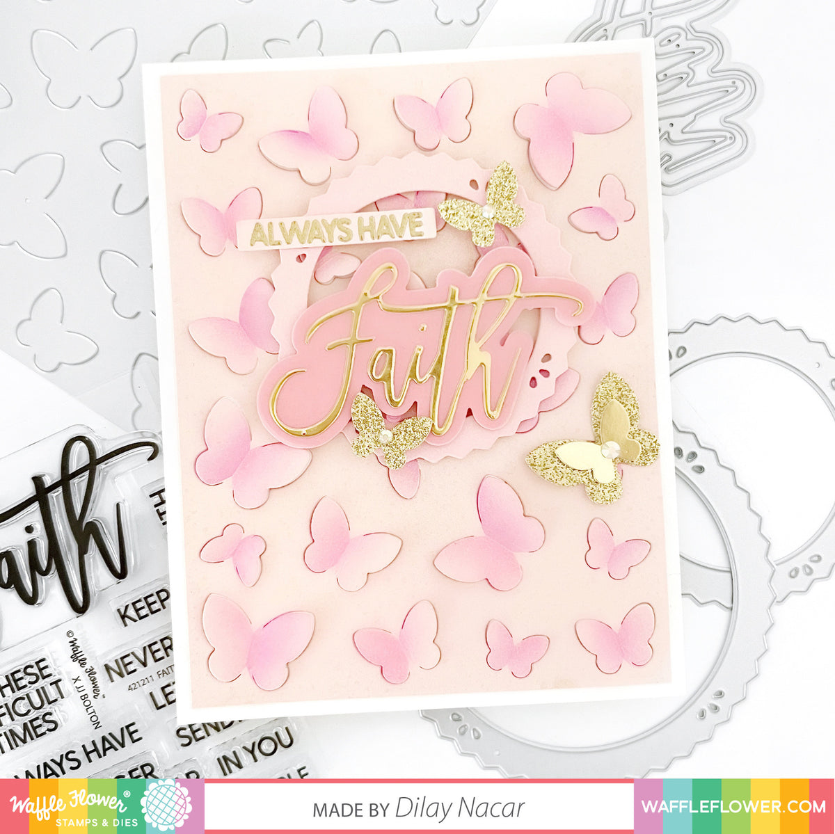 Faith Script Die – WaffleFlower.com