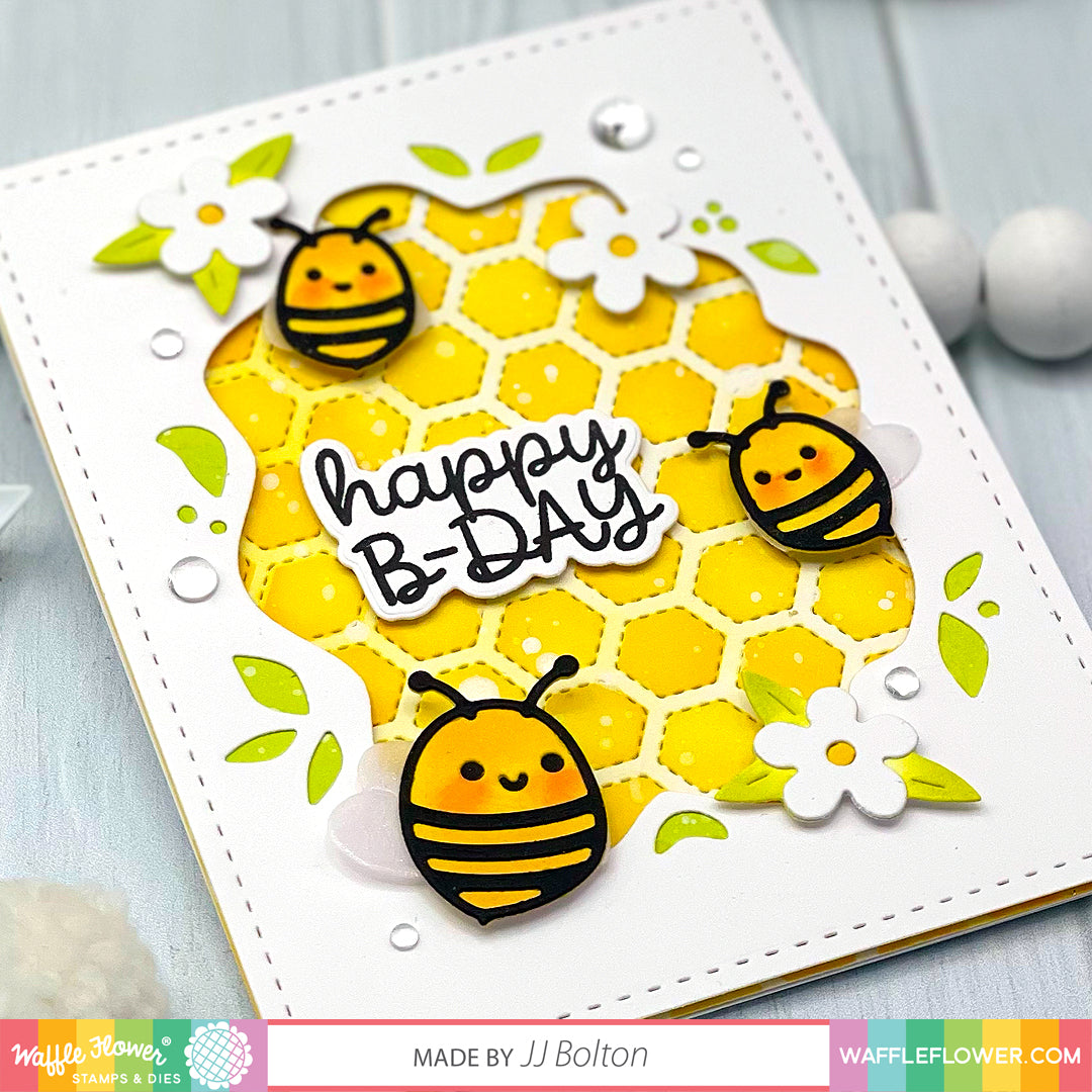 Hexagon Texture Die – WaffleFlower.com