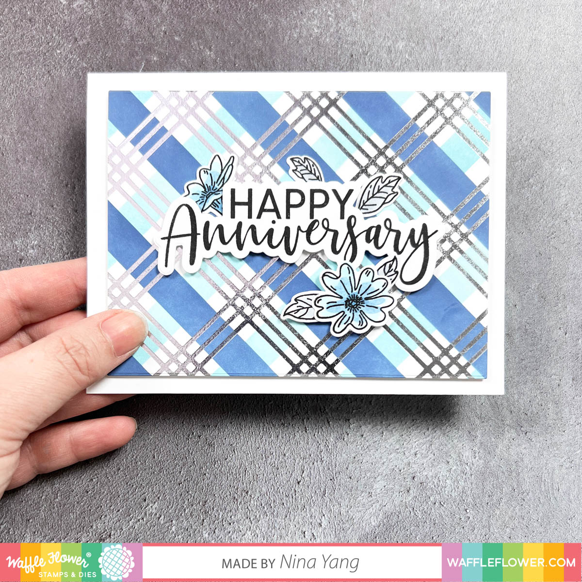Happy Anniversary Duo Stamp Set – WaffleFlower.com