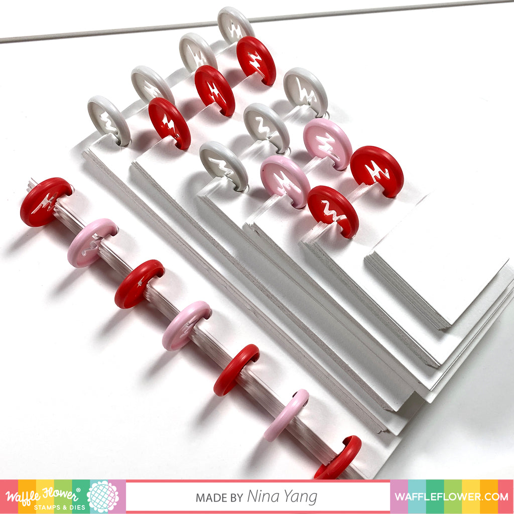 Binding Discs - Red – WaffleFlower.com